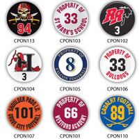 Custom Punch-Out Number Set Pro-Tuff Decals