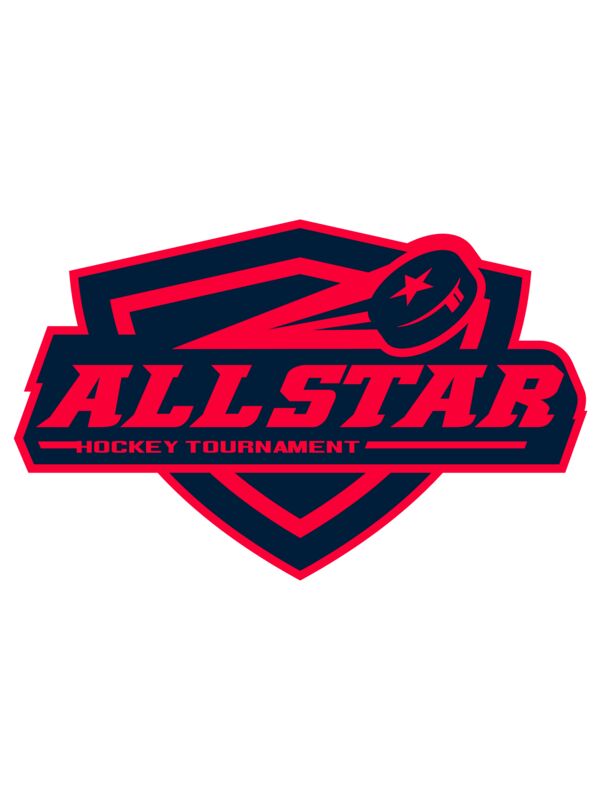 All Star Hockey Tournament logo template Pro-Tuff Decals